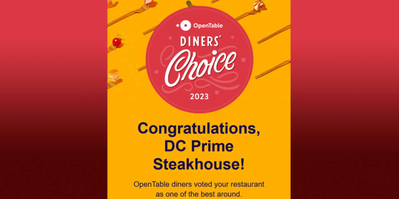 Diners’ Choice Award 2023 – DC PRIME